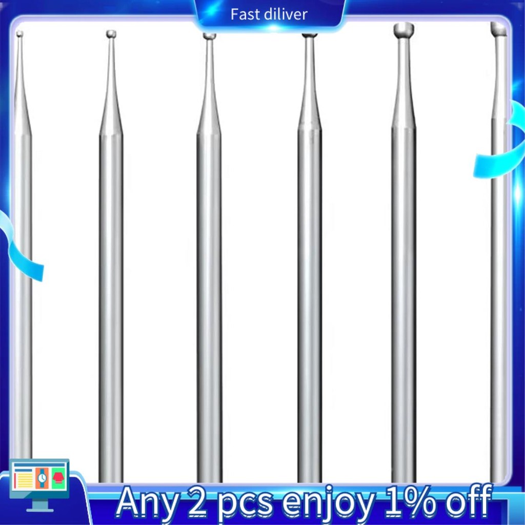 Round Cup Burr 3/32Inch Shank Jewelry Making Burs Wire Rounder Bits ...