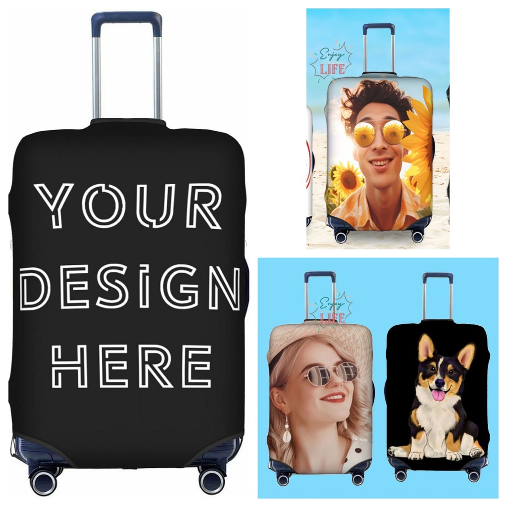 DIY Luggage Cover Fast Delivery Free Design Thick Stretchy Fabric ...