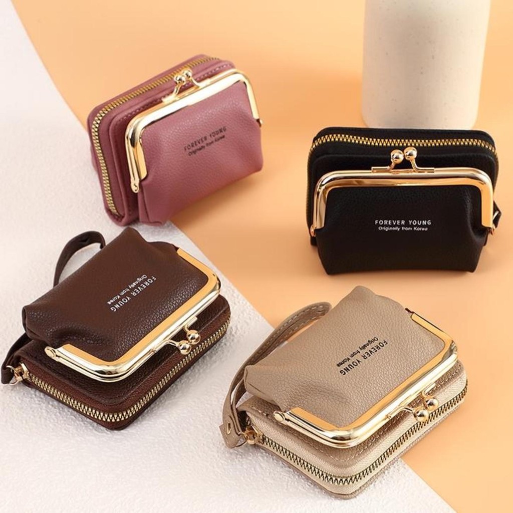 UISN #1097 PU Leather Cute University Students Card Holder Wallets Coin ...