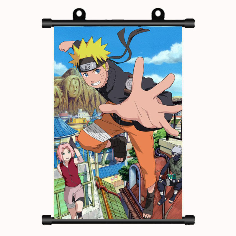 Anime Naruto Cosplay Uchiha Sasuke HD Poster Exquisite Scroll Painting ...