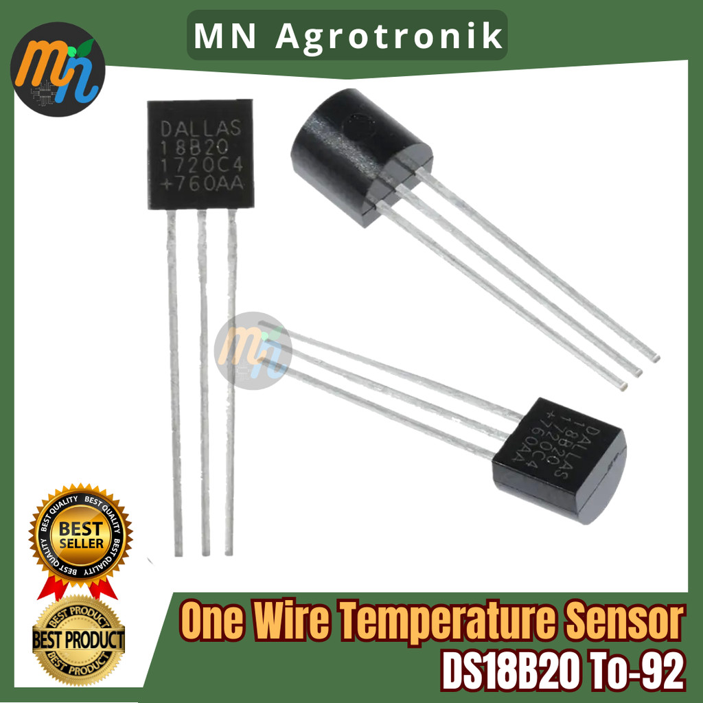 Ds18b20 To-92 One Wire Temperature Sensor For Arduino Uno Mega I | Shopee Philippines