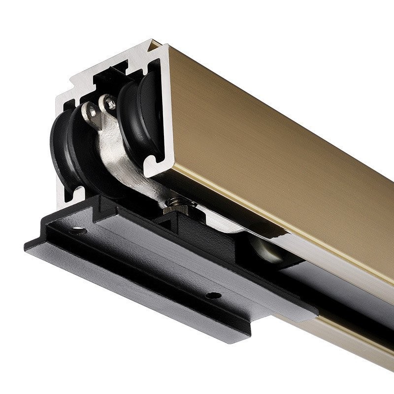 Hanger Rail of Sliding Door Heavy-Duty Wooden Door Hanging Wheel Two ...