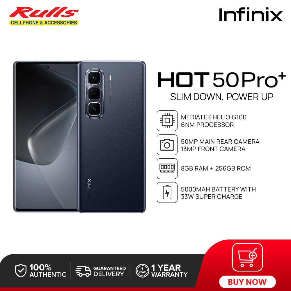 Infinix HOT 50 Pro+ | 8GB+256GB | 50MP Camera | 5000mAh Battery | [M-Y ...