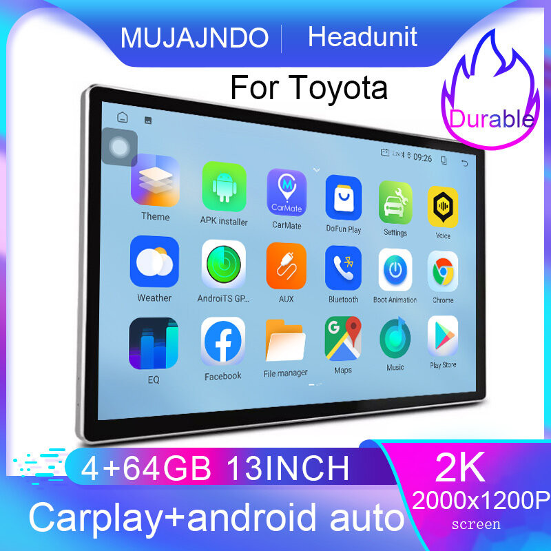 MUJAJNDO 13inch for Toyota corolla hiace hilux fortuner innova prado ...