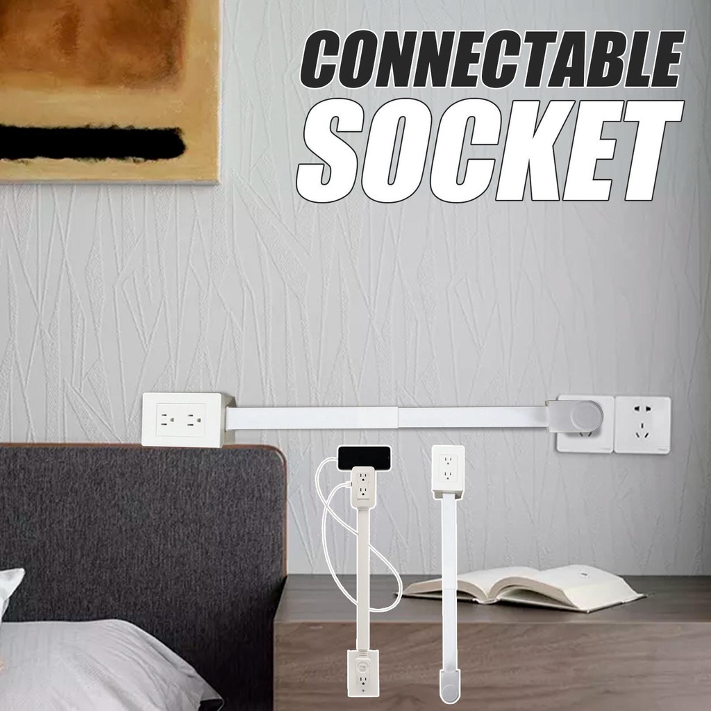 Outlet Extender Telescopic Wall Outlet Extender Rotatable Home Travel ...