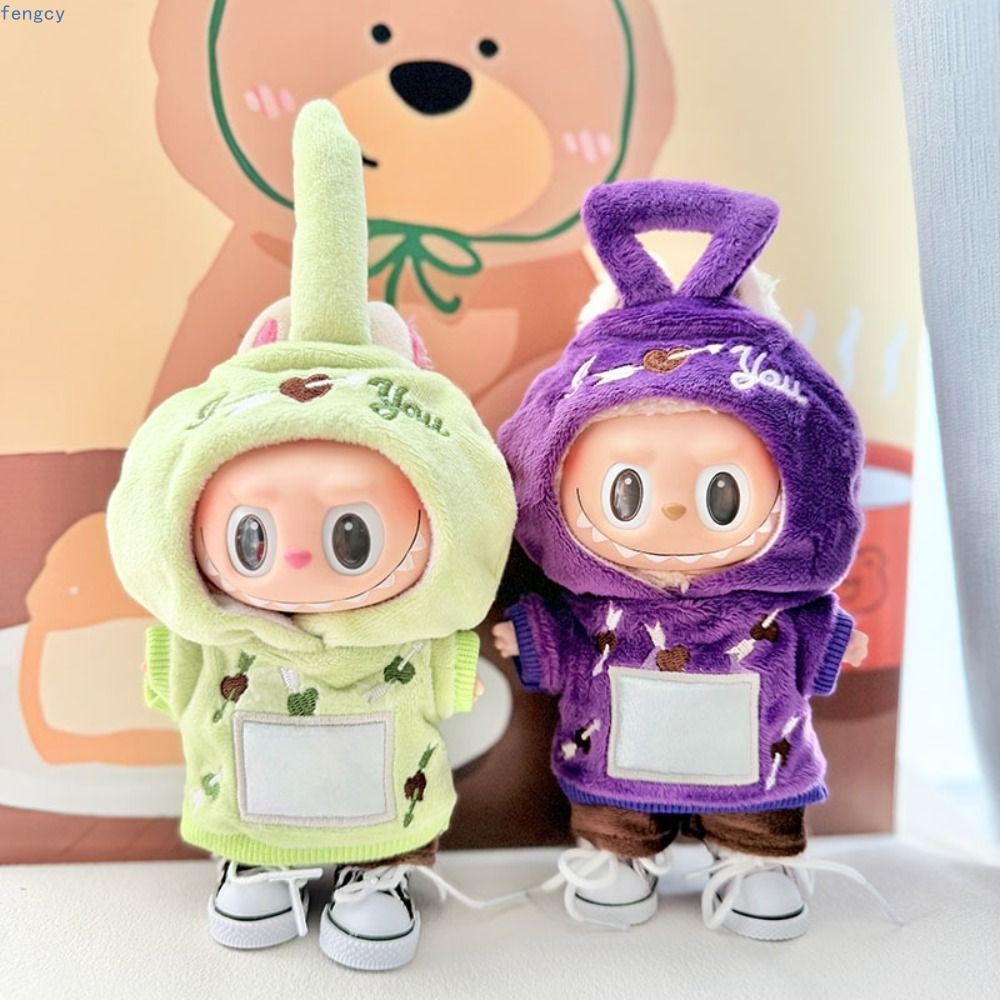 FENGCY Labubu Doll's Cloth, Teletubbies Tinky Winky Sitting Labubu Time ...