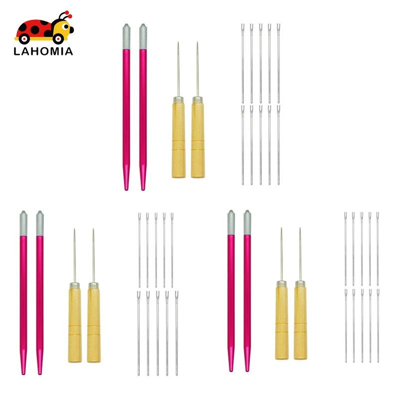 LAHOMIA Doll Hair Rooting Tool with Handle Reroot Rehair Needle Hair ...