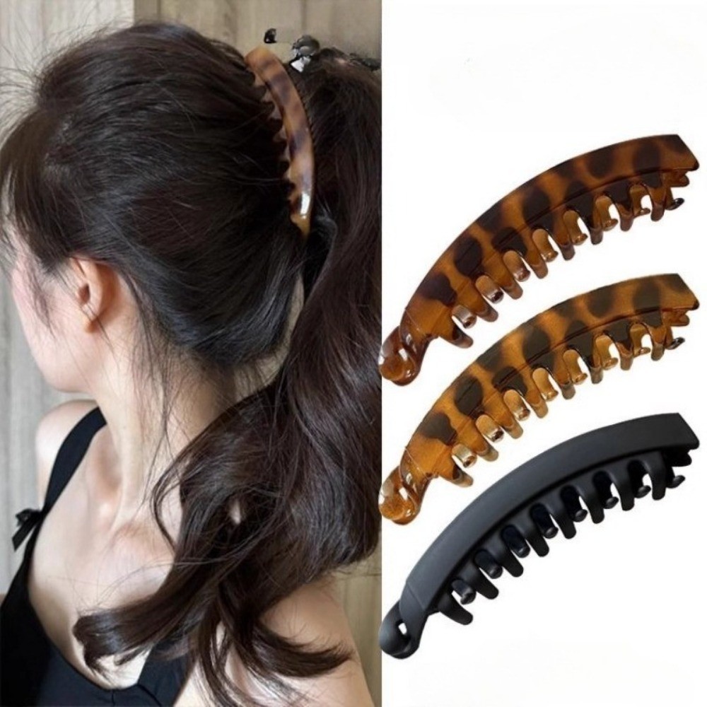 Banana Clip Hair Clip High Ponytail Grips Hairpin Vertical Clip ...