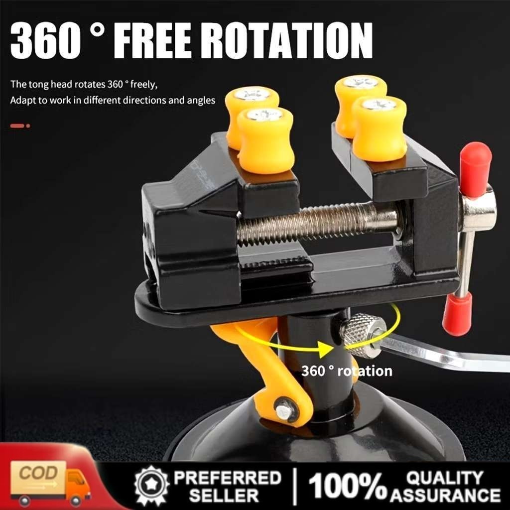 [Fast Shipping] Mini Suction Vise Clamp 360 Degrees Drill Press Vise ...