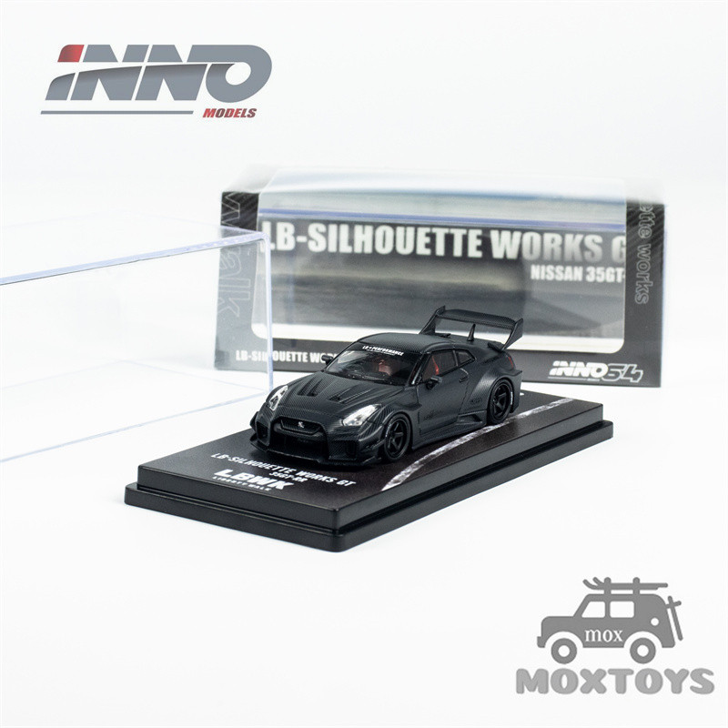 INNO 1:64 GTR R35 LBWK SUPER SILHOUETTE 35GT-RR Full Carbon Diecast ...