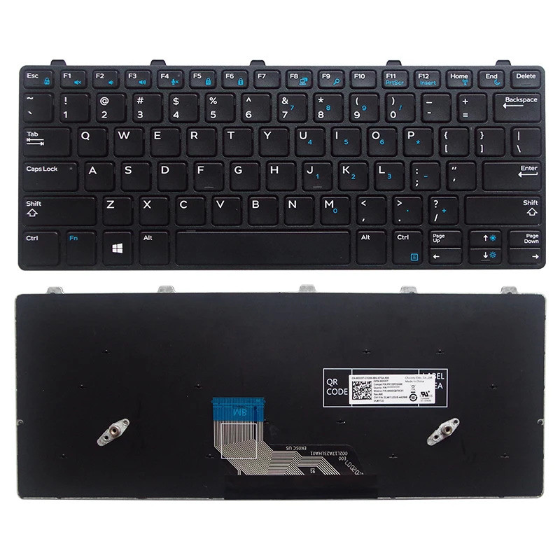 Laptop Keyboard For DELL Chromebook 11 3180 3189 3190 3191 3380 2-in-1 ...