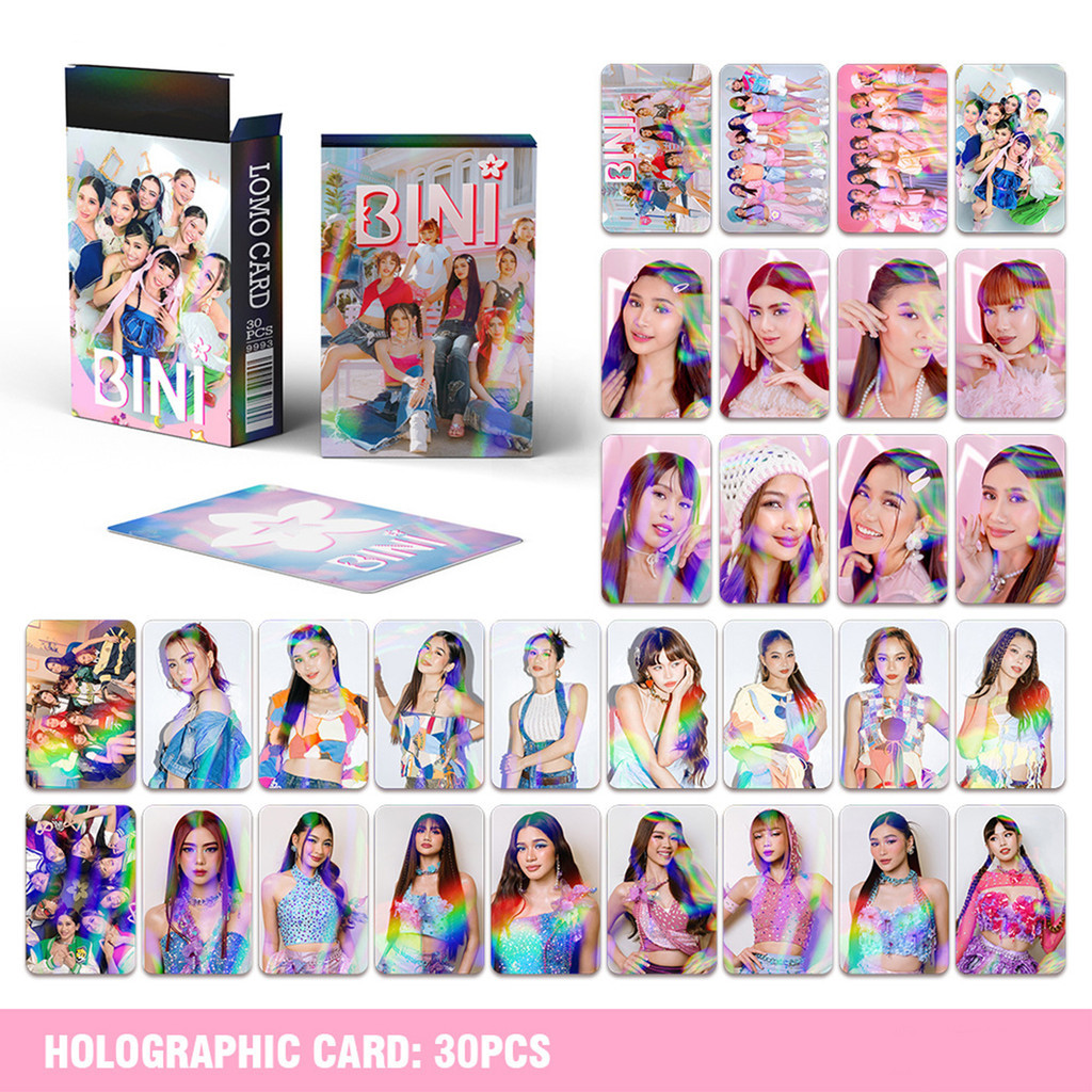 SSS Bini Lomo Card Photo Card Holographic Photocards Lomocard Aiah ...