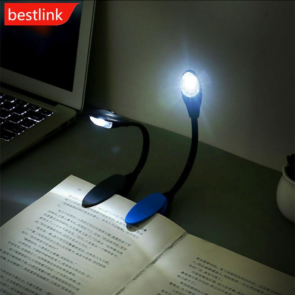 BESTLINK Mini LED Book Light Flexible Clip-On Desk Lamp Eye Protection ...