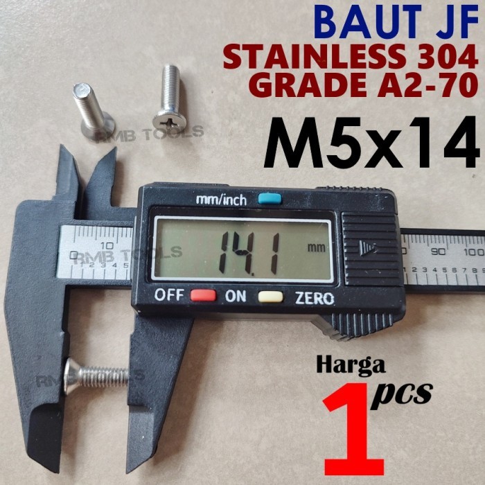 JF Bolt M5x14 Stainless Steel 304 Screwdriver Plus Flat Head Stainless Steel M5 | Shopee Philippines