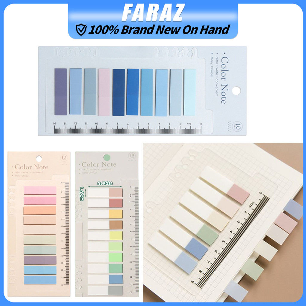 Sticky Note Colorful Sticky Note Set Translucent Index Label Sticker ...