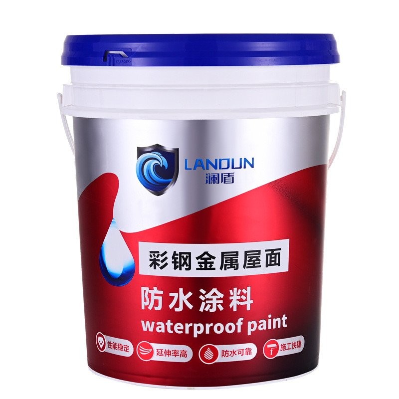 SBS Liquid Modified Asphalt Waterproof Coating18kg Roof Exterior Wall Color Steel JS Cement ...