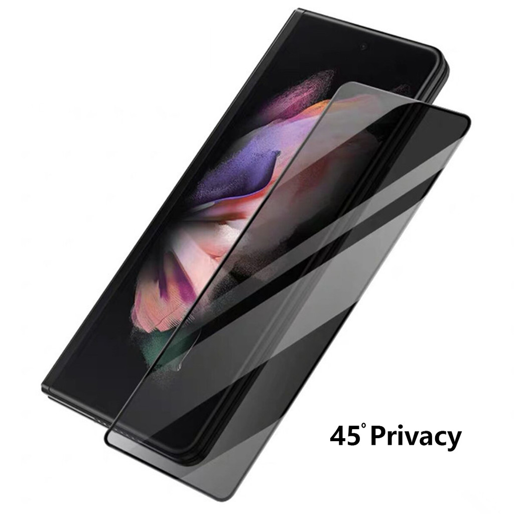 Anti-Spy Safety Skin For Samsung Galaxy Z Fold 6 5 4 5G Tempered Glass ...