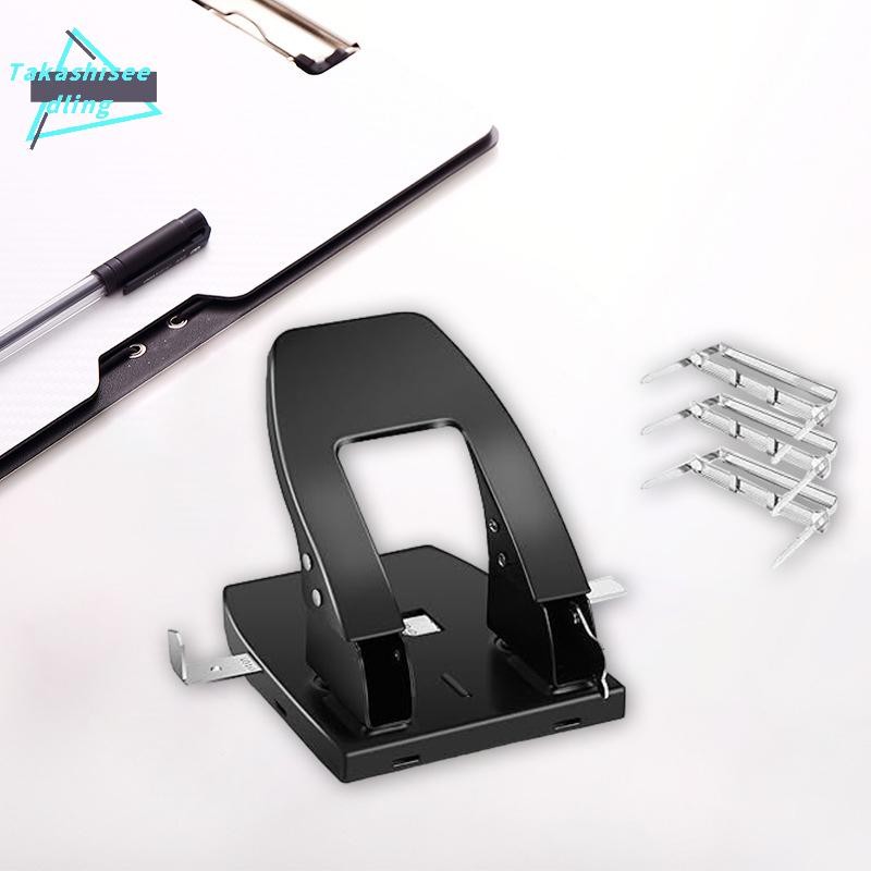 (Takashiseedling) 2 Hole Punch With 100 Binder Paper Fastener Paper Two ...