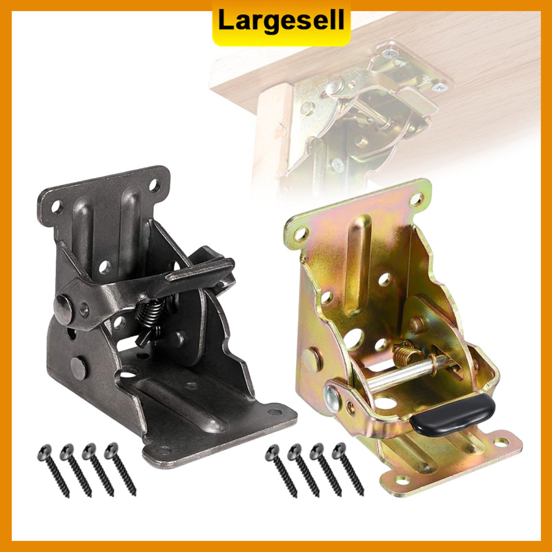 90 Degree Folding Hinge Self-Lock Folding Table Feet Hinge Foldable ...
