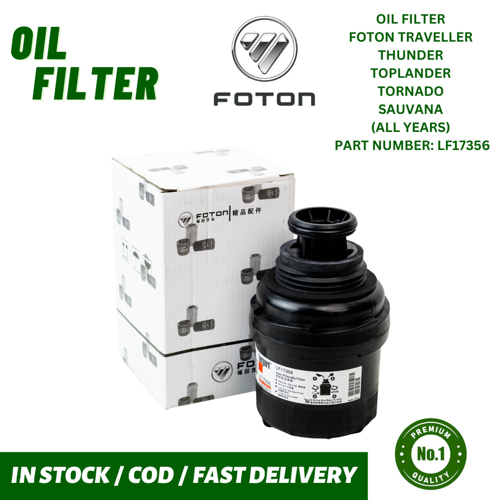 OIL FILTER for FOTON TRAVELLER / THUNDER / TOPLANDER / TORNADO ...