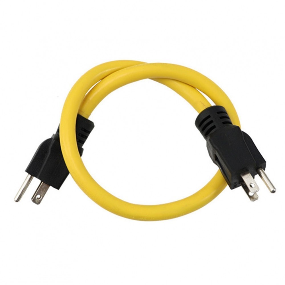 NEMA Plugged Heavy Duty Generator Adapter Cable in Bright Yellow Color ...