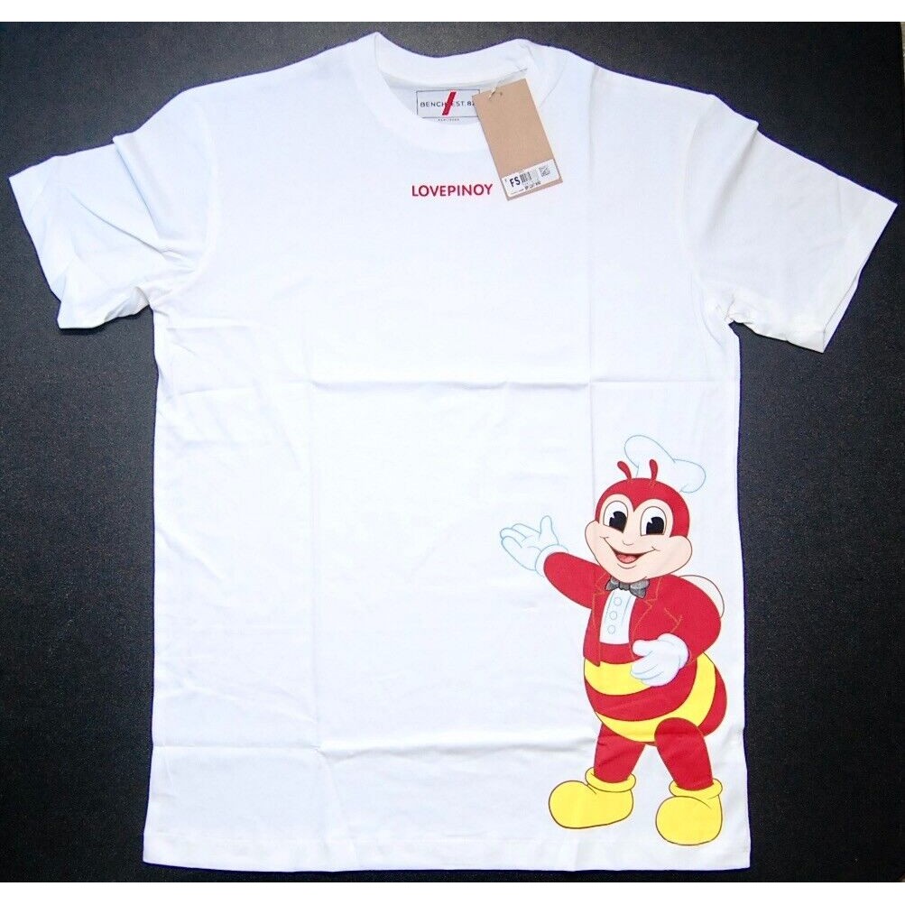 Jollibee T-Shirt By Bench (Official Merchandise/ White / Size: Ofsa ...