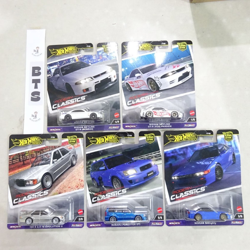 Hot Wheels Premium Modern Classics Set of 5 Pcs | Shopee Philippines