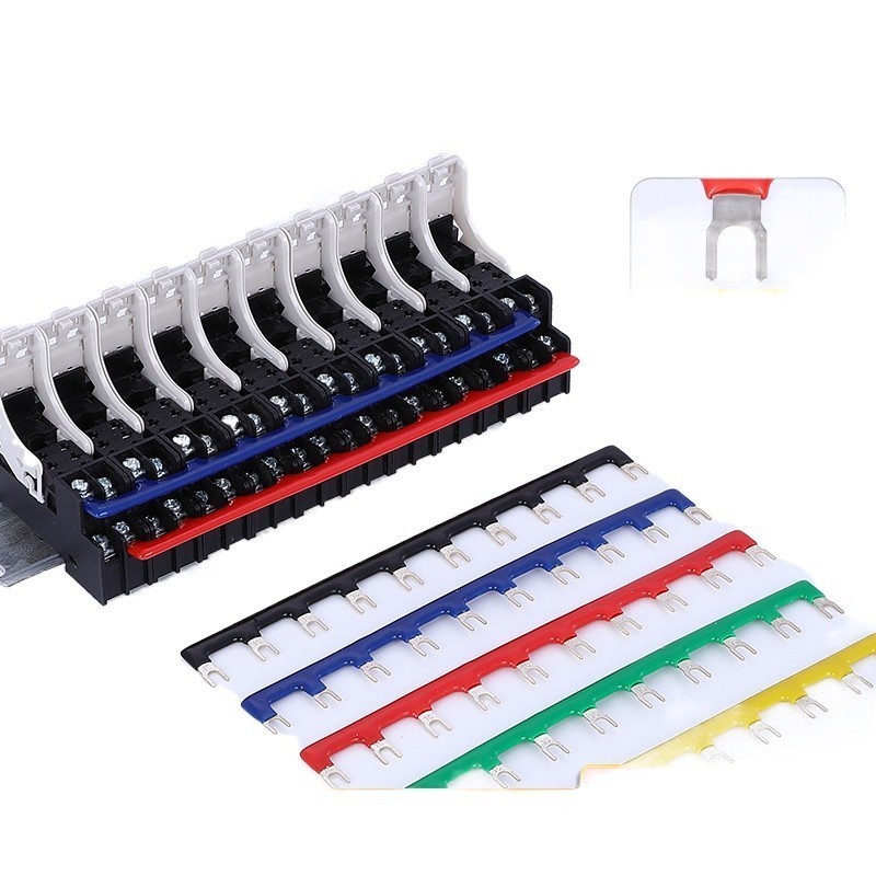 ♎Relay base bus bar short connection strip spacing 16mm short ...