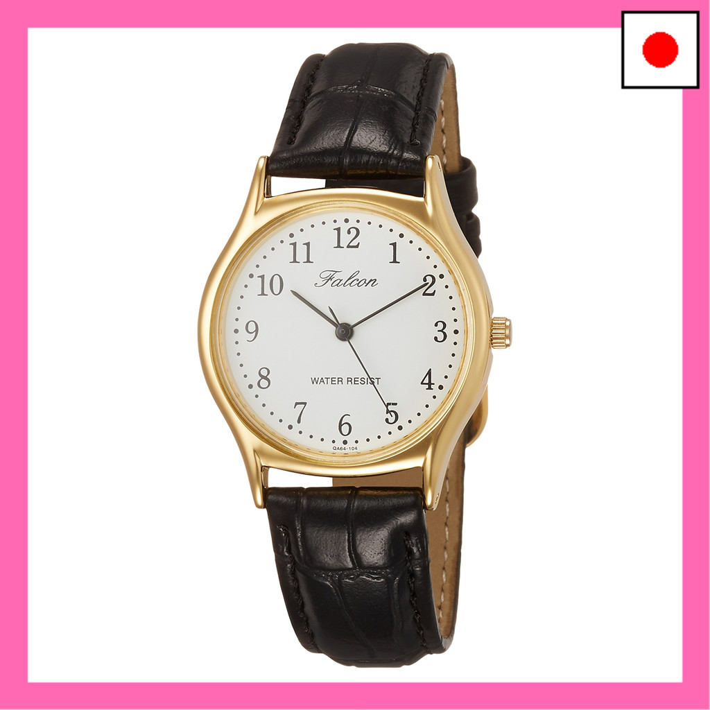 [Citizen Q&Q] Watch Analog Waterproof Leather Strap QA64-104 Men's ...