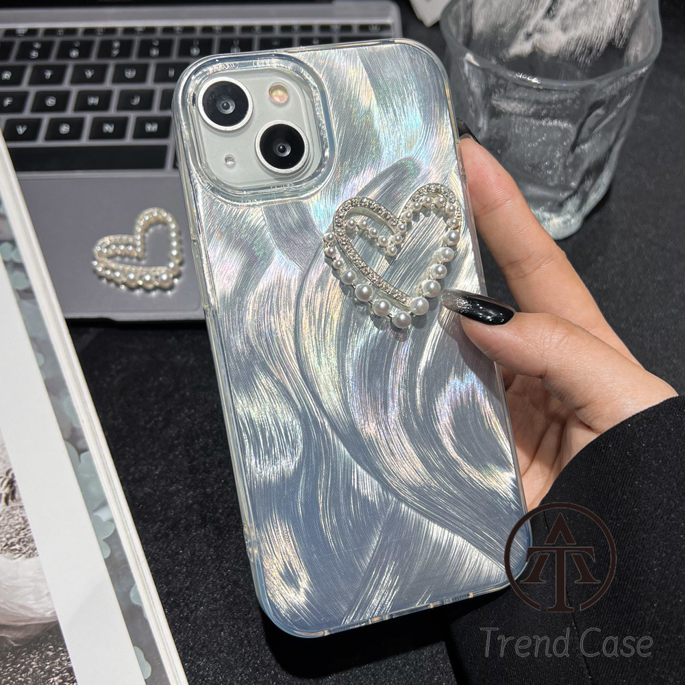 Love Heart Feather IMD Case for OPPO A5s A12 A18 A3s A16 A16k A60 A9 ...
