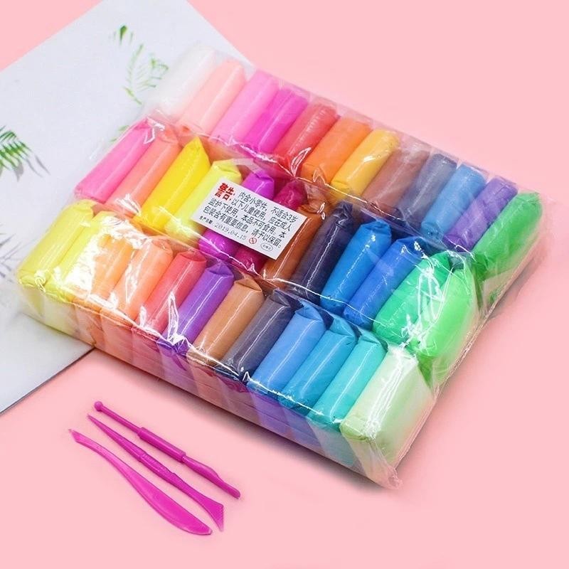 36 Color Air Dry Clay Tools Kids Toys DIY color Lightweight Clay kids ...