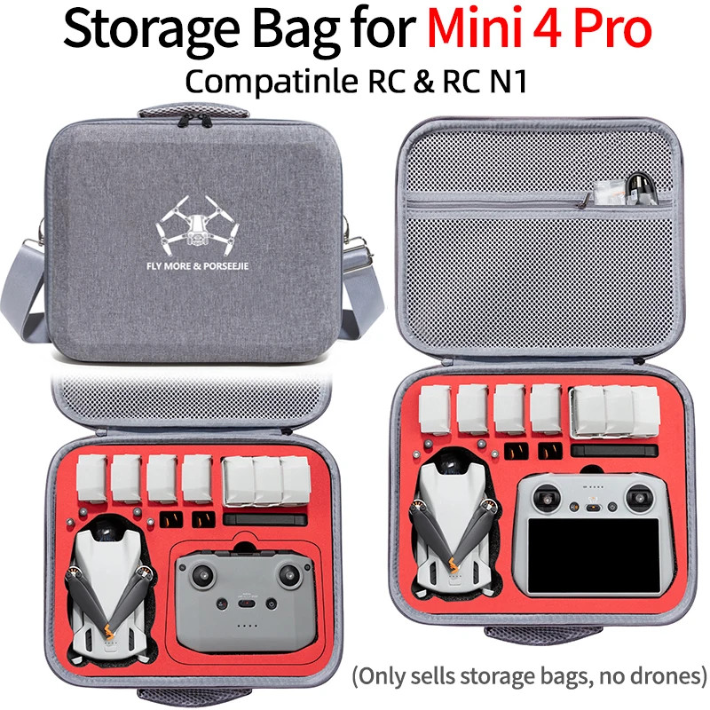 Storage Case For DJI Mini 3/ Mini 3 Pro/Mini 4 Pro Hard Protective Box ...