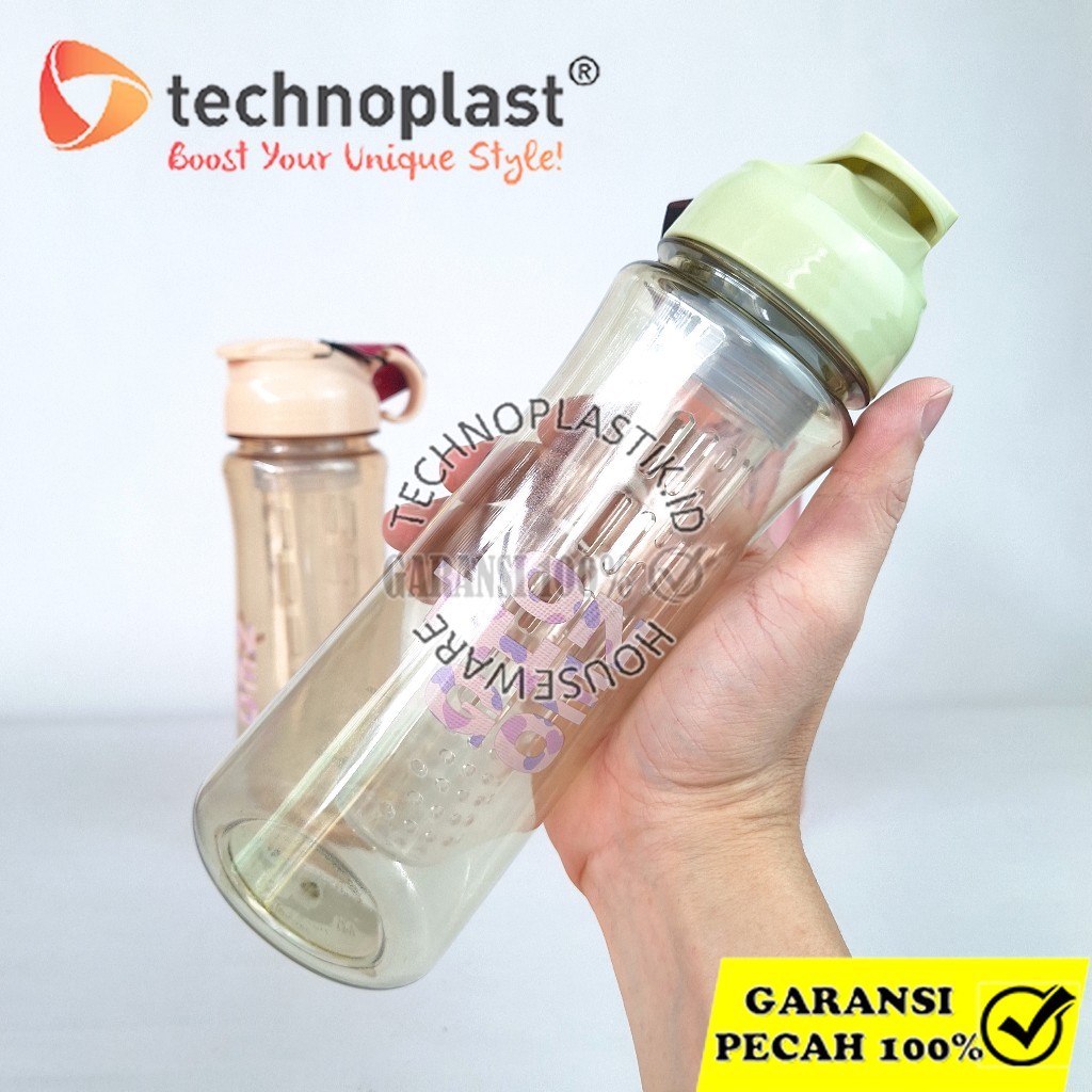 Technoplast ON THE GO Infused Drinking Bottle / 700Ml Infused Sport Water Bottle | Shopee ...
