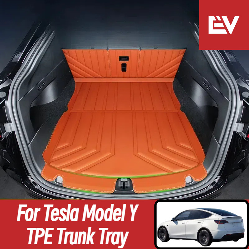 For [Tesla MODEL Y Old Version/2025 Juniper] TPE Rear Trunk Tray & Full ...