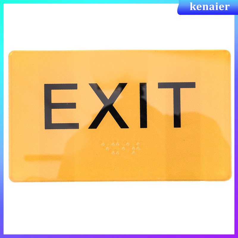 Outdoor Braille Sign for Blinder Exit Signage Acrylic Board LED Signs ...