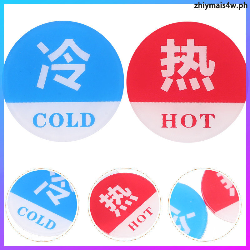 Hot and Cold Water Sign for Hotel Warning Signs Sinks Label Tags ...