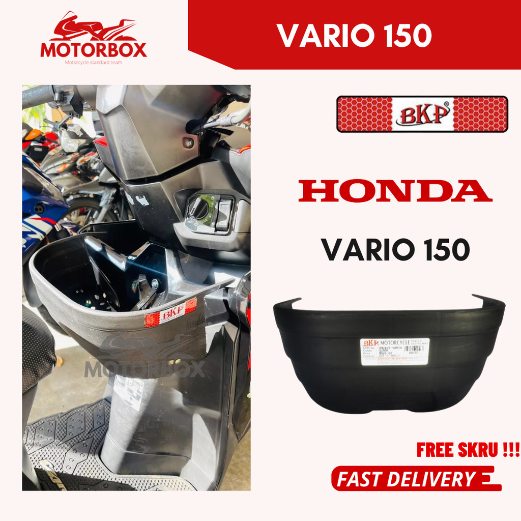 BKP BAKUL HONDA VARIO 150 VARIO150 PLASTIC PVC MOTOR FRONT BASKET DEPAN ...