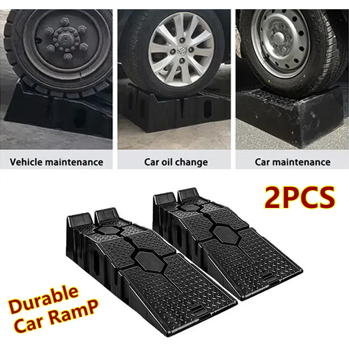 2PCS car anti slip plastic car maintenance bracket, maintenance ramp ...