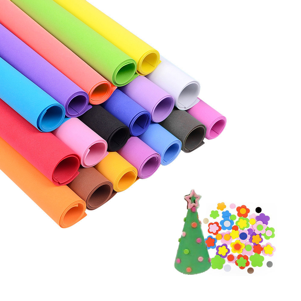 EVA Foam Sheets for Crafts & Cosplay - 1mm Thick Colorful Foam ...