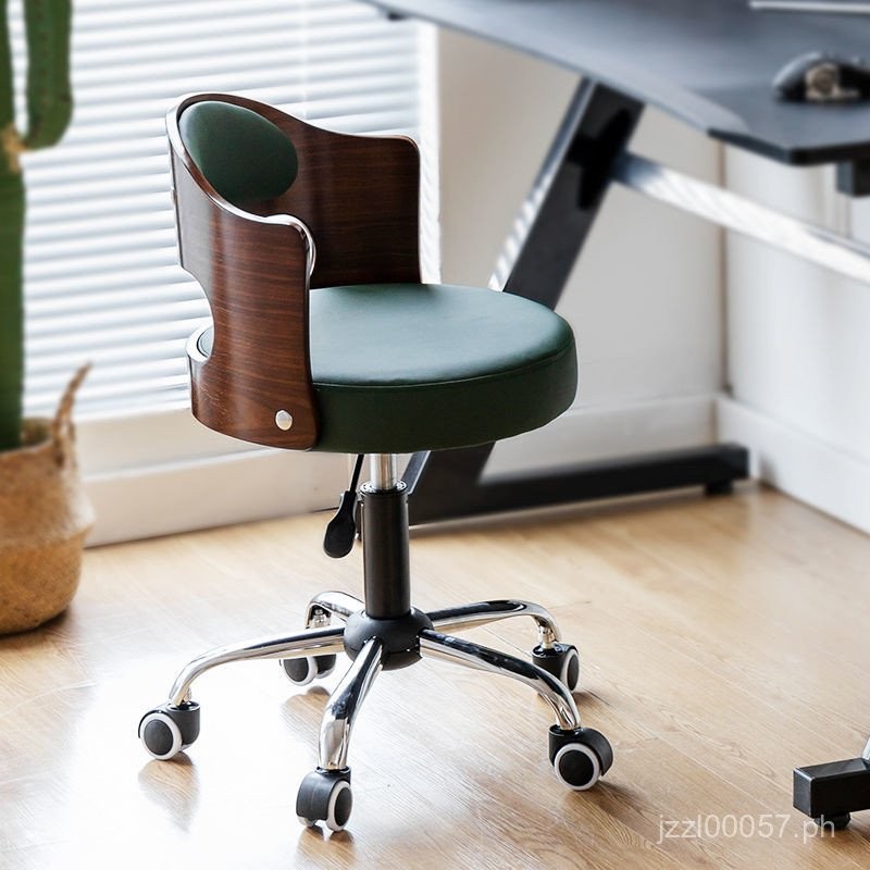 Bar Stool Modern Simple Nail Salon Stool Home Solid Wood Bar Chair Bar ...
