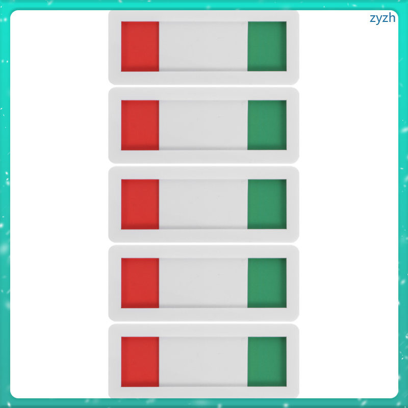 5 Pcs Privacy Slide Door Sign Welcome Office Status Switch Occupied ...