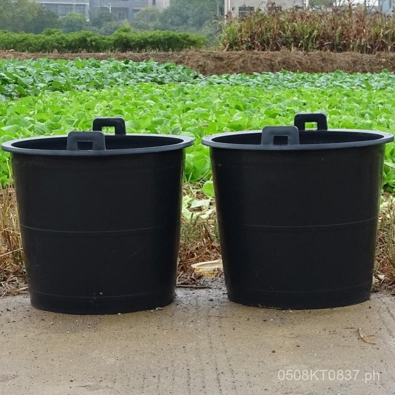 Flower Pot Plastic Bucket Watering Bucket Vegetable Planting Rubber ...