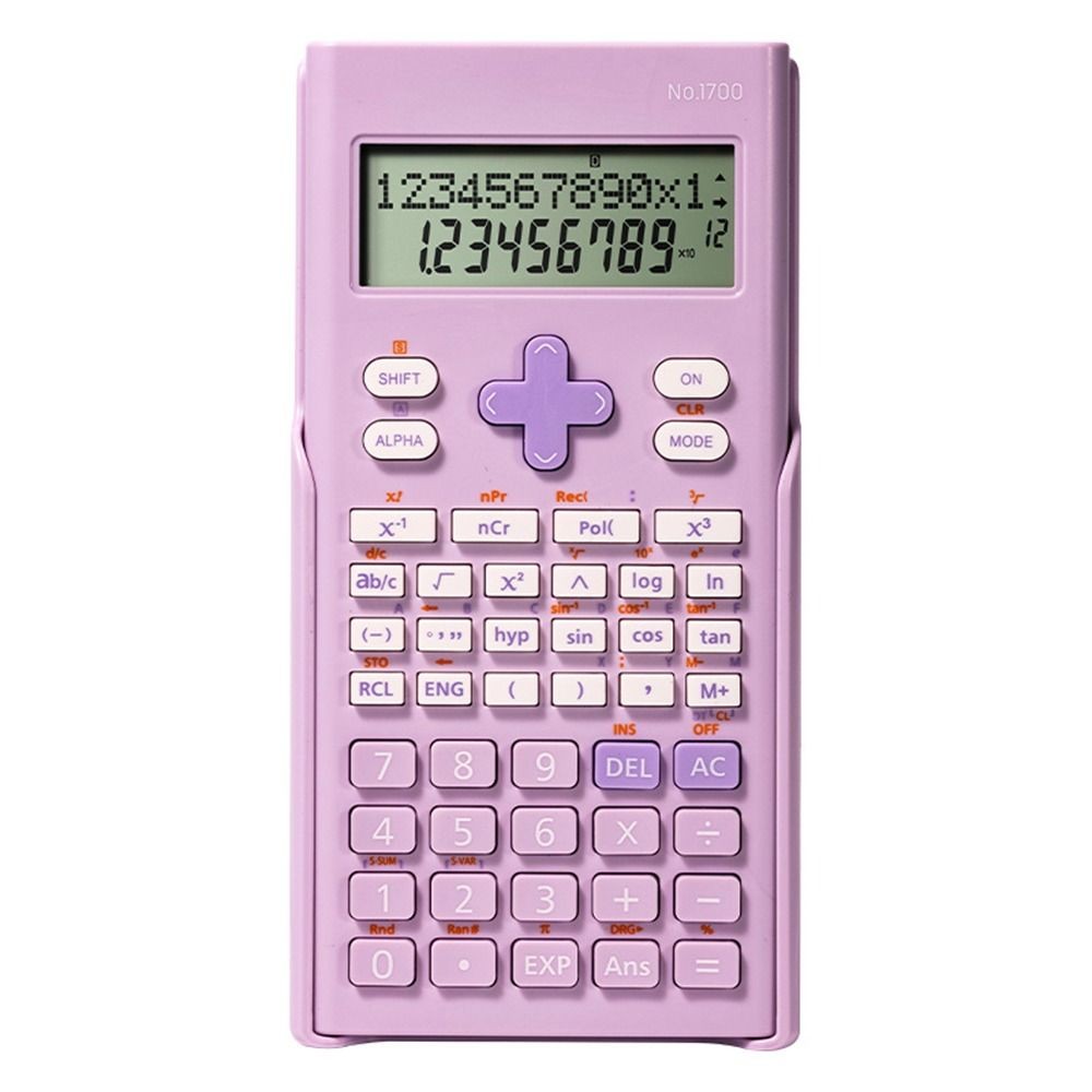 240 Functions Engineering Scientific Calculator 2-Line Multifunction ...