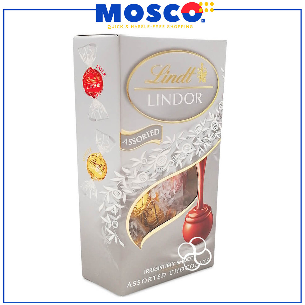 Lindt Lindor Silver Assorted Cornet 200g | Shopee Philippines
