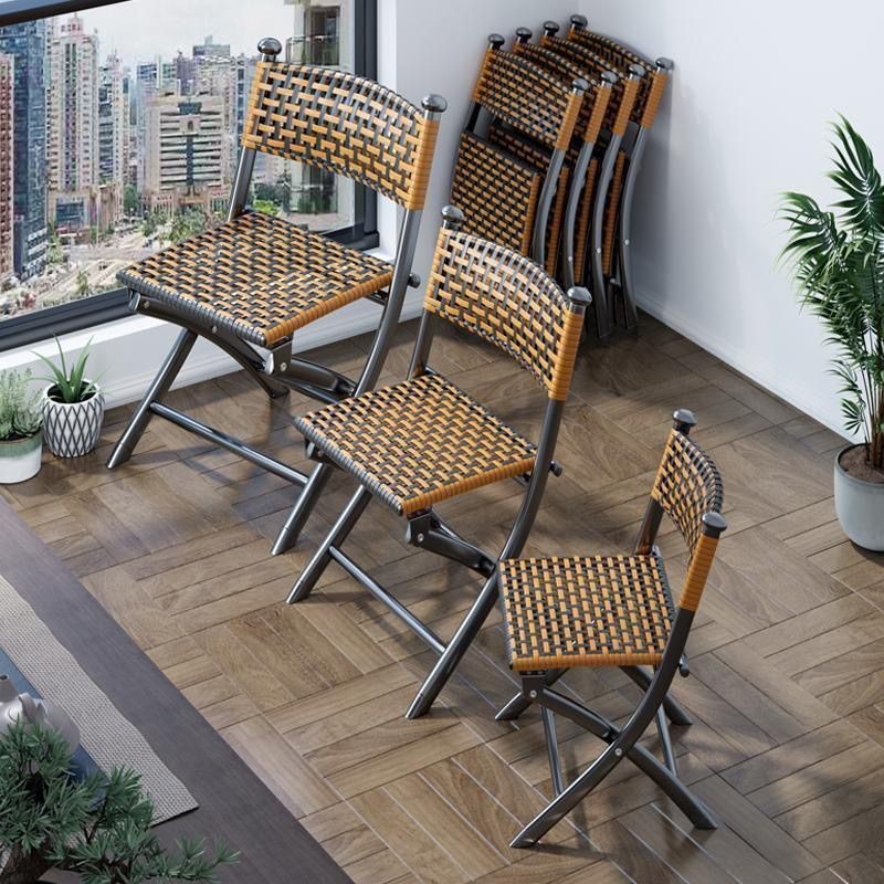 Woven Balcony Rattan Chair Outdoor Chair Rattan Chair Armchair Rattan ...