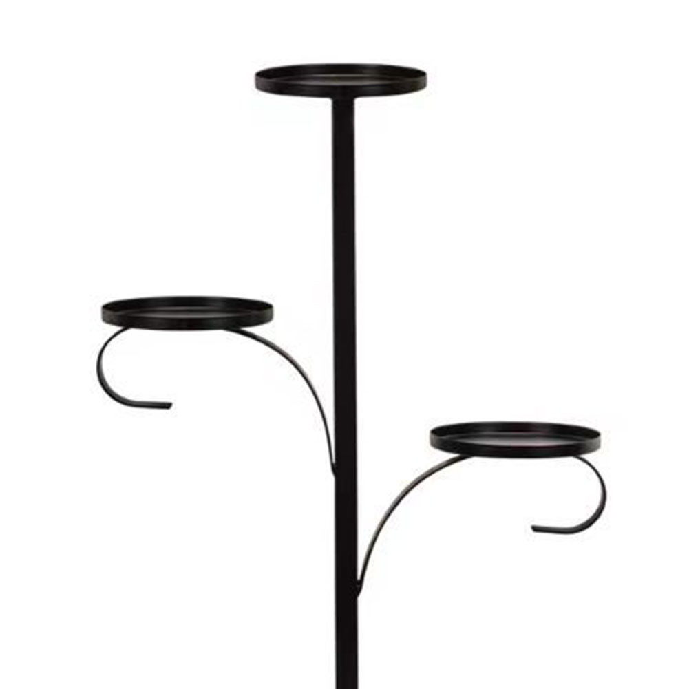 Metal Black Triple Tree Topper Christmas Tree Topper Candle Holder for ...