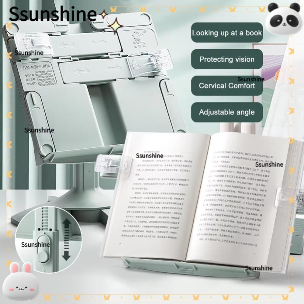 SSUNSHINE Reading Bookshelf, Landing Adjustable Reading Stand, Lifting ...