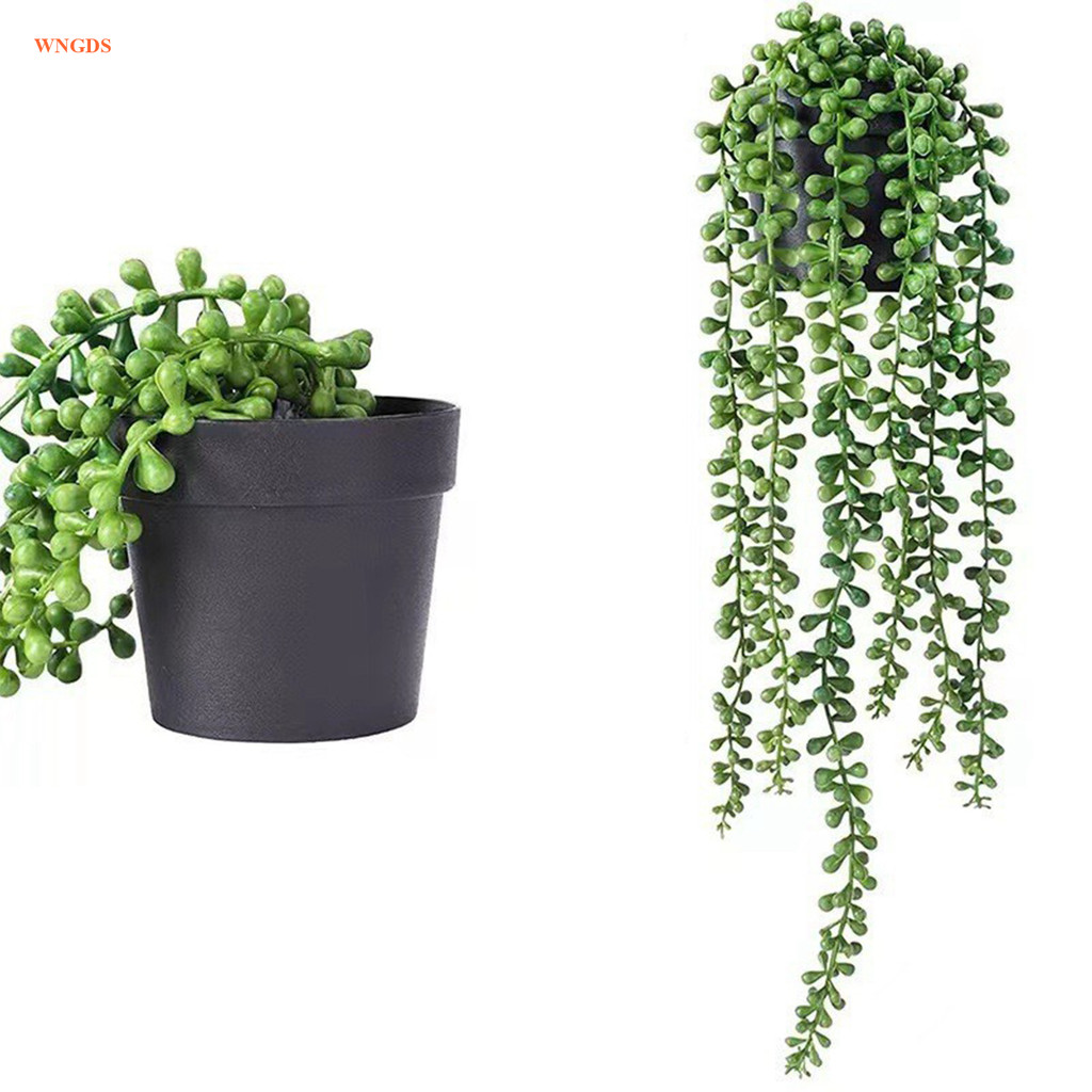 1pc, Artificial Hanging Plants, Fake Hanging Plant Fake Potted Greenery ...