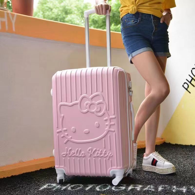 Hello Kitty ins trendy cute suitcase 20 inch 24 inch trolley female ...