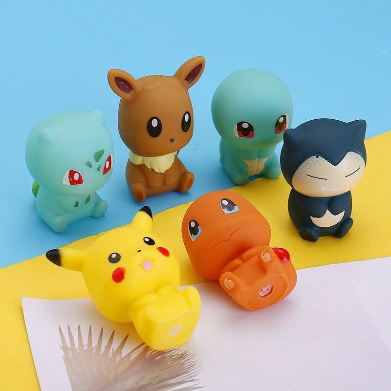 Baby Pinching Toy Pinching Screaming Cartoon Pikachu Doll Pokemon Stall ...